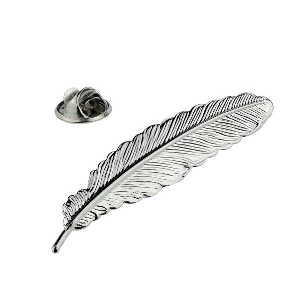 Feather Lapel Pin - Etsy
