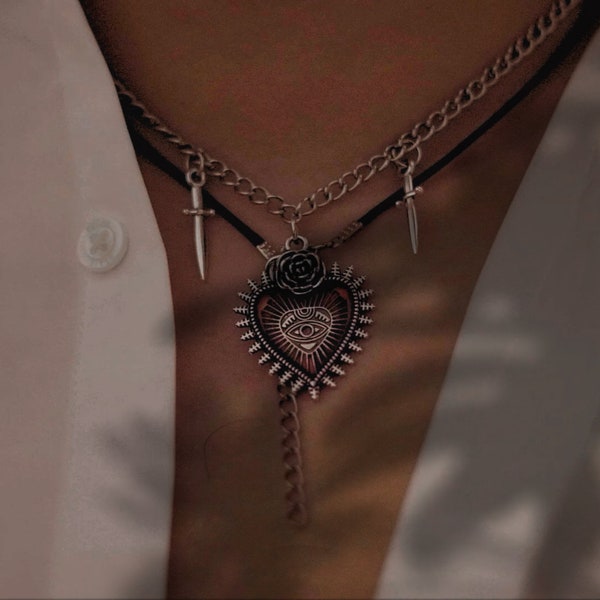 Punk Necklace - Etsy