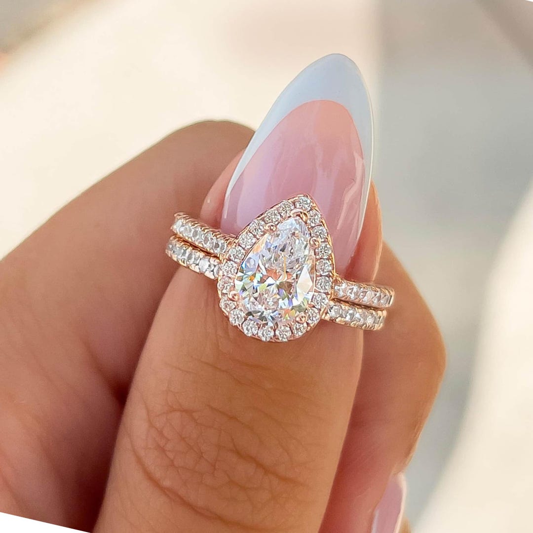 2ct Pear Shaped Engagement Ring