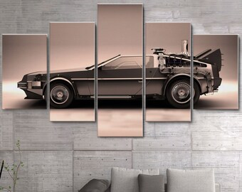 DELOREAN Metal Wall Art - Etsy