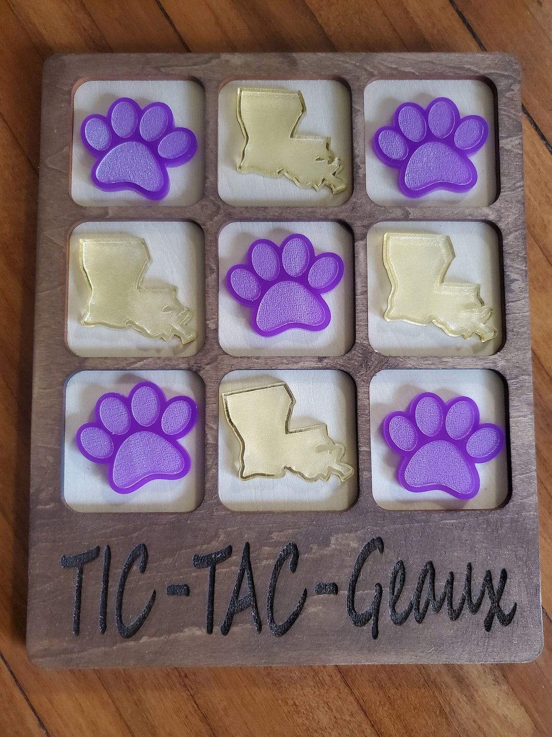 Tic-tac-geaux Digital Cut File - Etsy