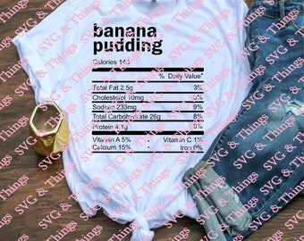Banana Pudding Svg - Etsy