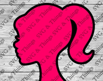 Barbie Head Svg - Etsy Australia