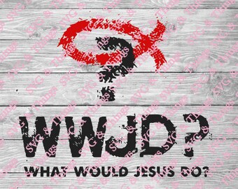 Wwjd svg - Etsy Nederland