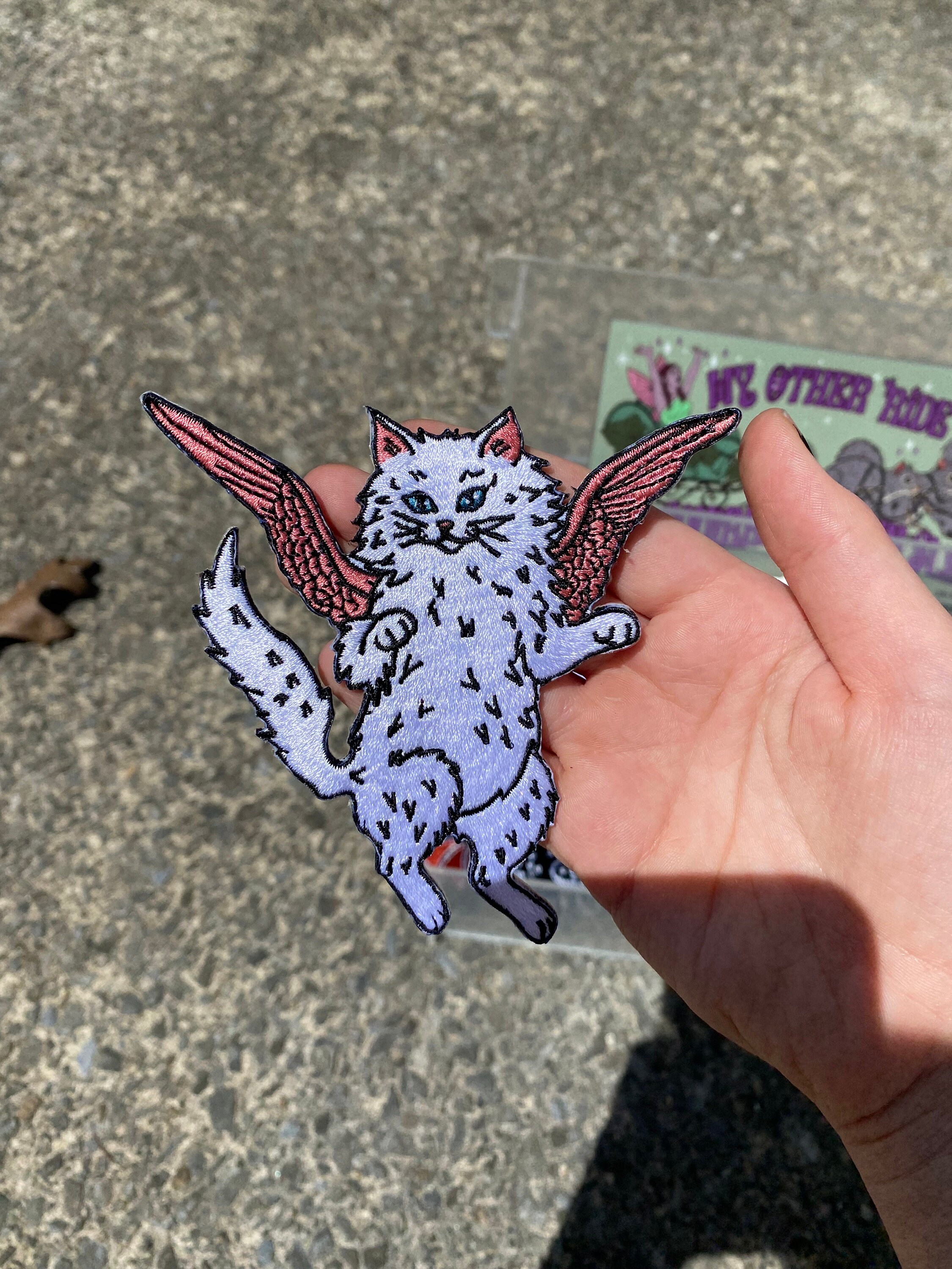 Angel and Devil Kitty Patches - Etsy