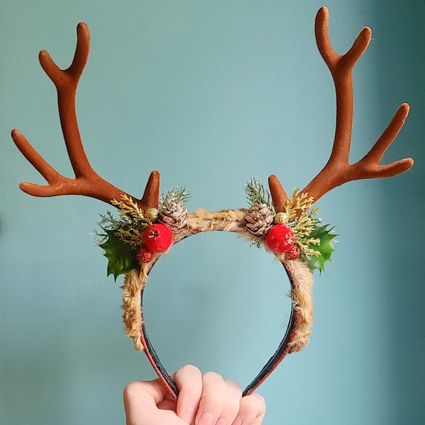 Reindeer Headbands - Etsy