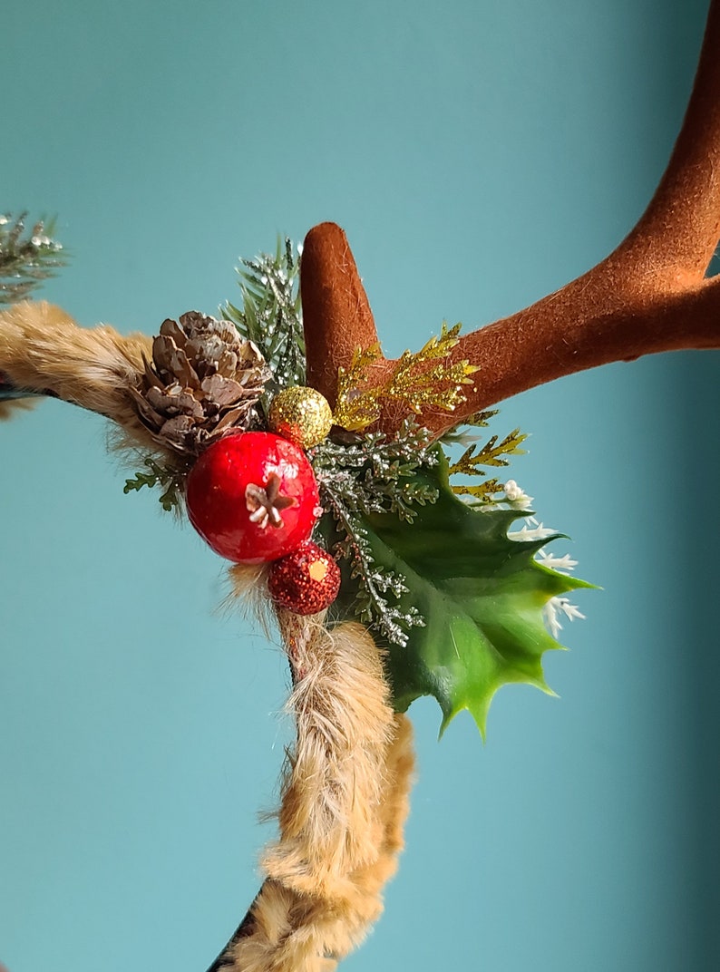 Reindeer Antler Christmas Headband - Holiday Headband - Etsy