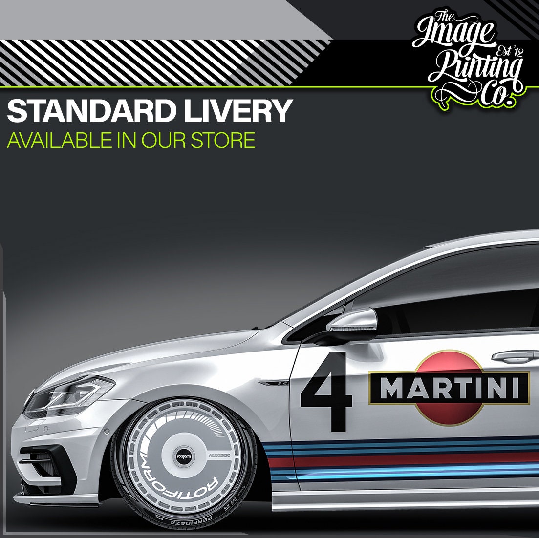 Custom Medium Drip Martini Racing Decal Kit Air-release - Etsy UK
