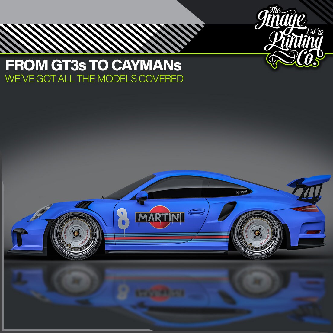 Custom Drip Martini Racing Decal Kit - Air-release Vinyl - Racing ...