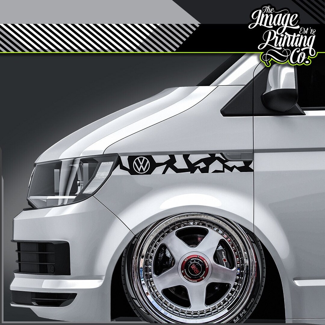 Transporter Wing Vinyl Decal Kit V13 - T4 T5 T6 - Stripes - Stickers ...