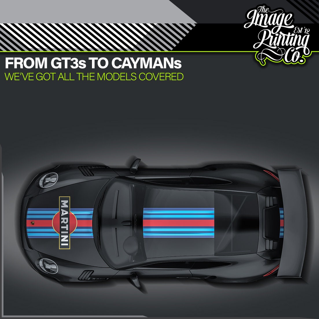 Custom Martini Racing Decal Kit - Air-release Vinyl - Racing Livery ...