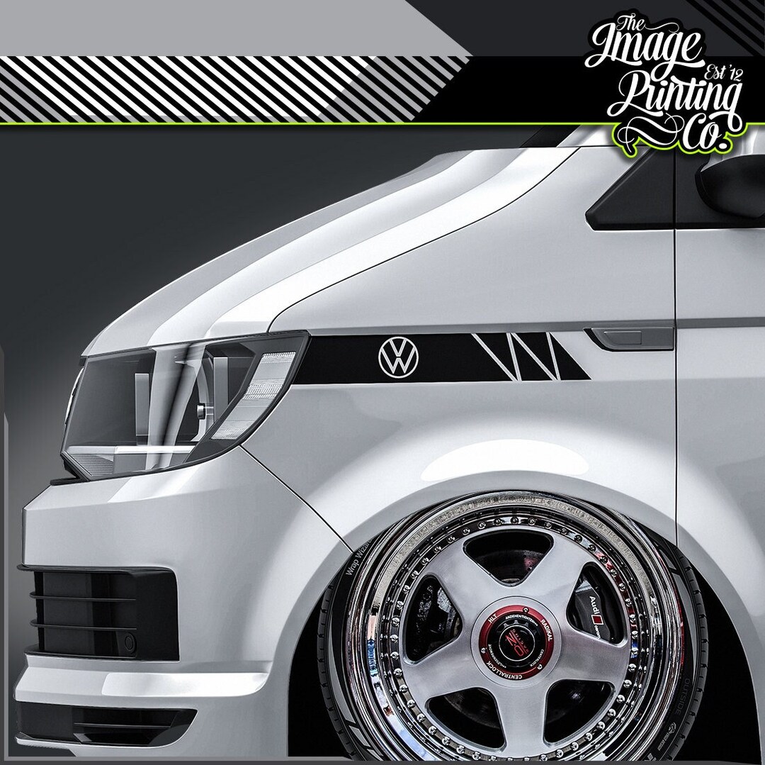 Transporter Wing Vinyl Decal Kit V7 - T4 T5 T6 - Stripes - Stickers ...
