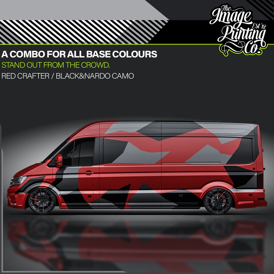 Universal XX LARGE Van Camo Kit Full Van Partial Wrap Crafter Sprinter ...