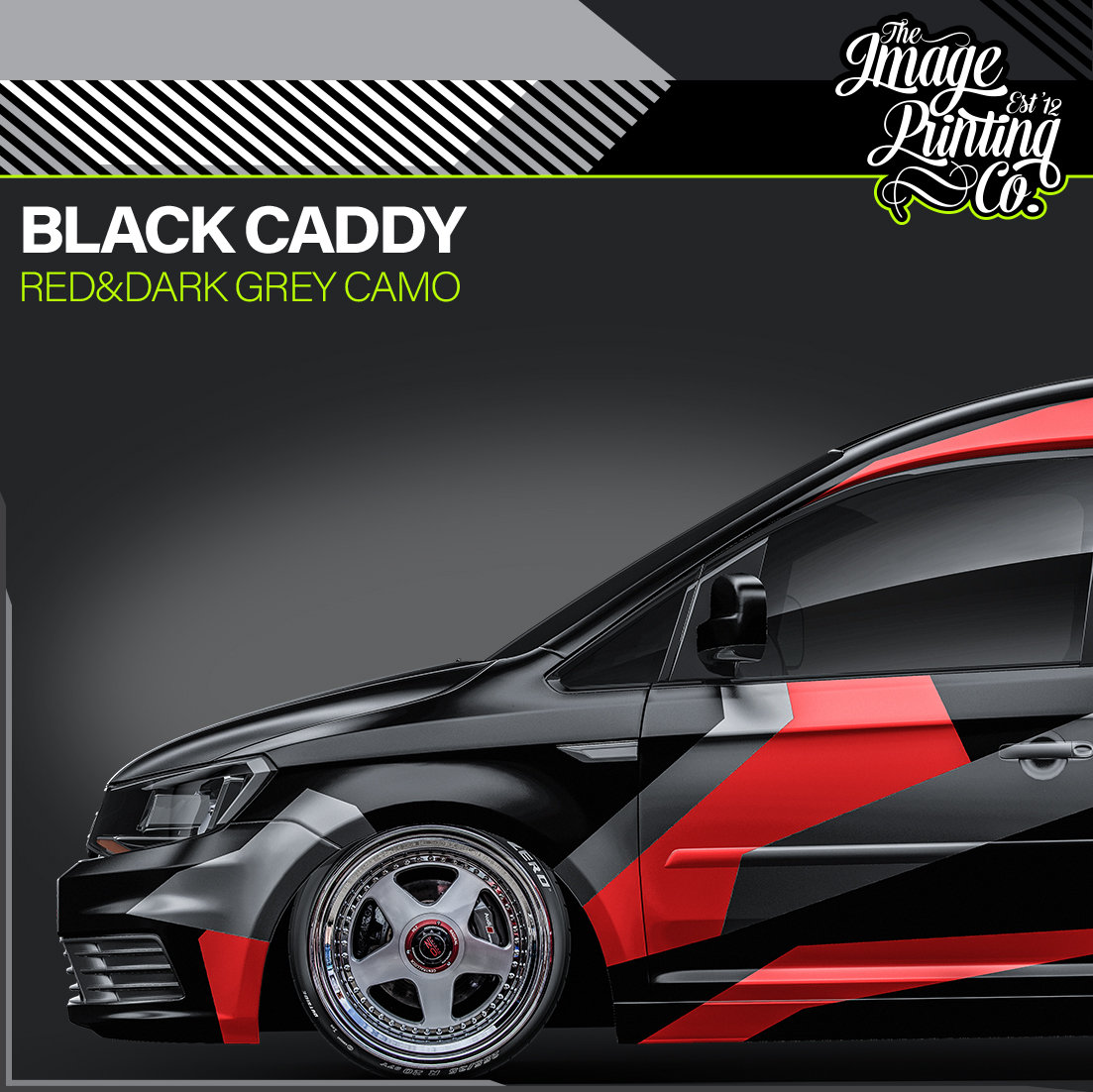 VW Caddy Maxi Decals Camo Kit - Air-release - Partial Wrap - ABT ...