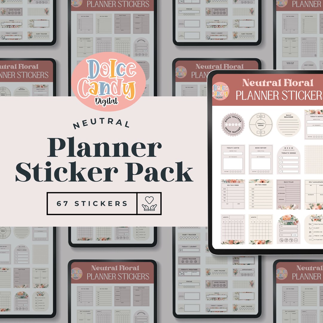 Digital Planner Widget Pack, Student Digital Stickers, iPad Png Widget ...
