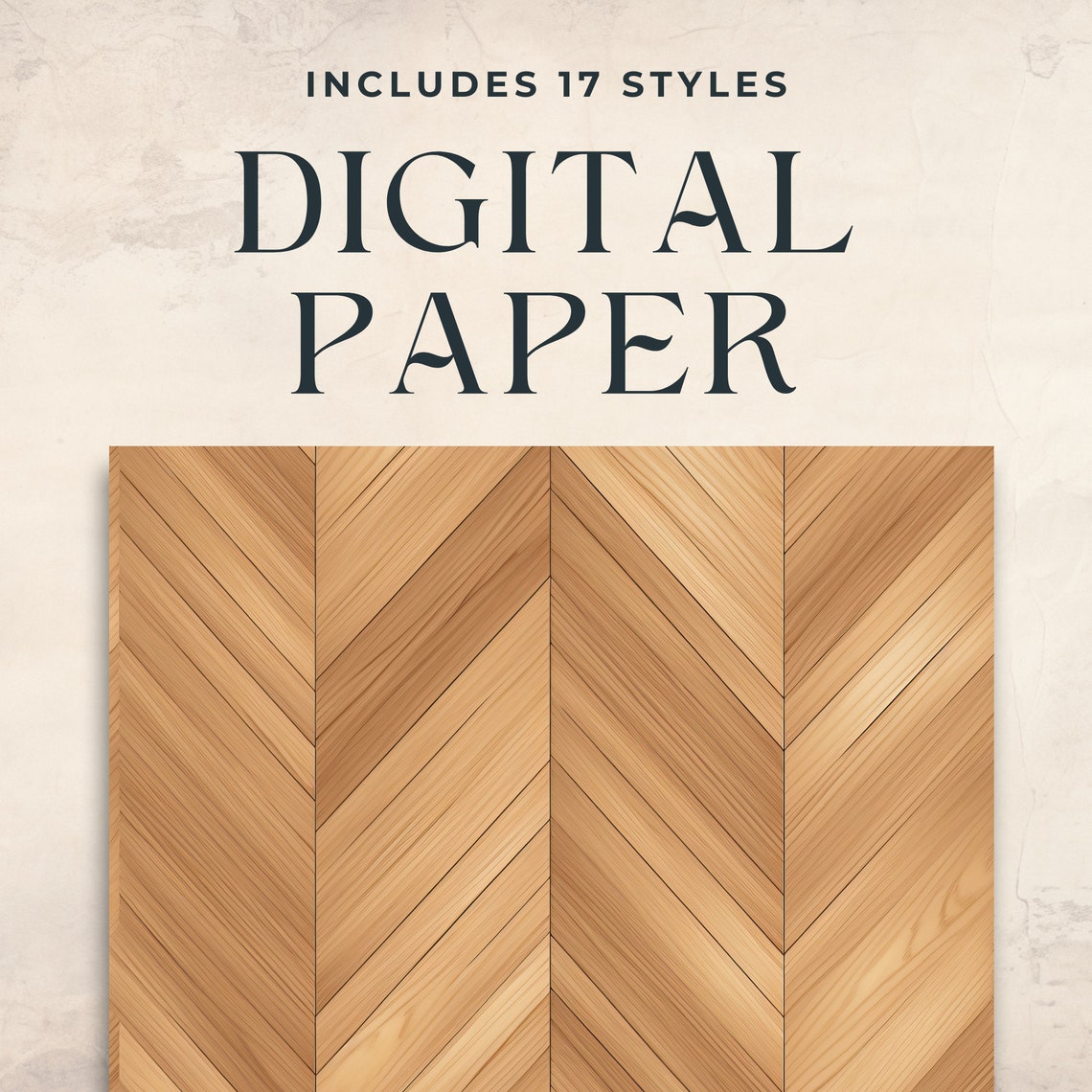Wood Grain Planks Digital Paper, Seamless Rustic Wood Pattern ...