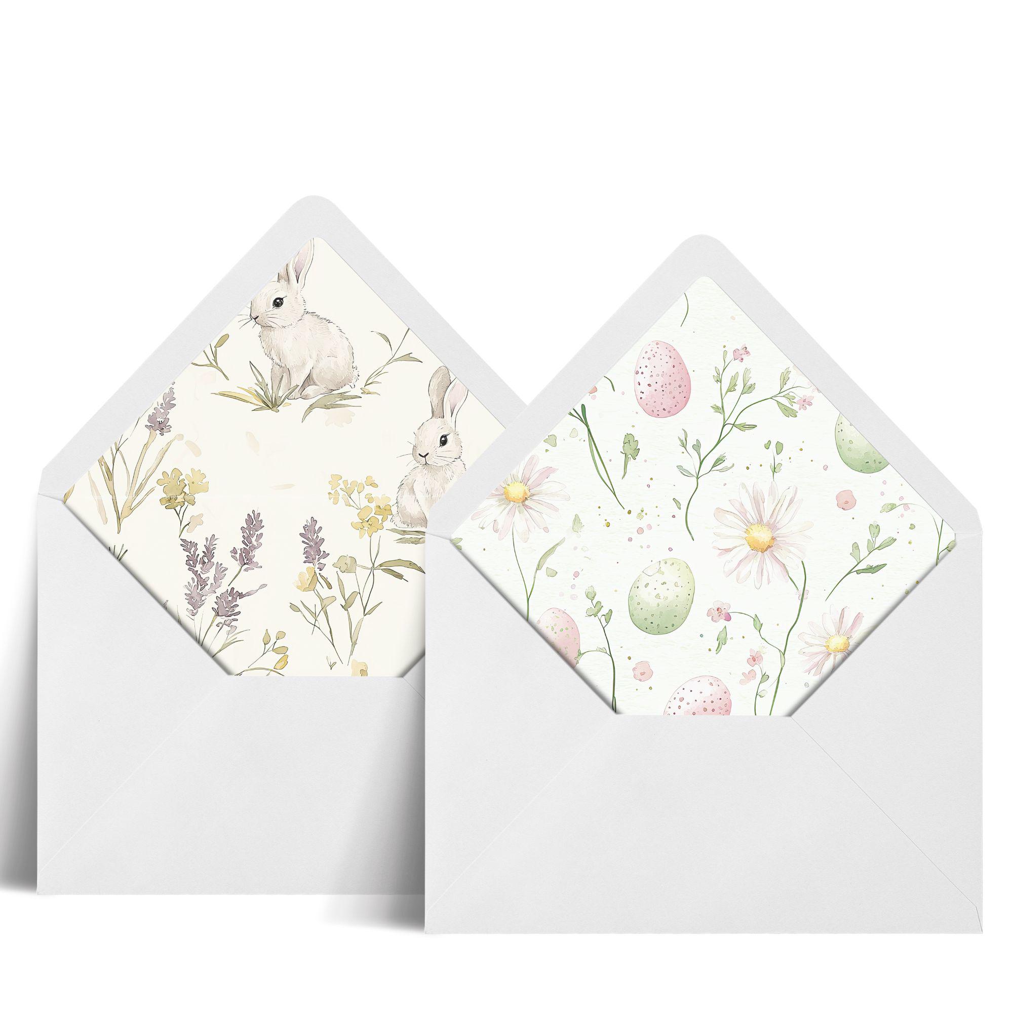 Pastel Easter Seamless Pattern Paper Pack, Cute Nursery Easter Digital ...