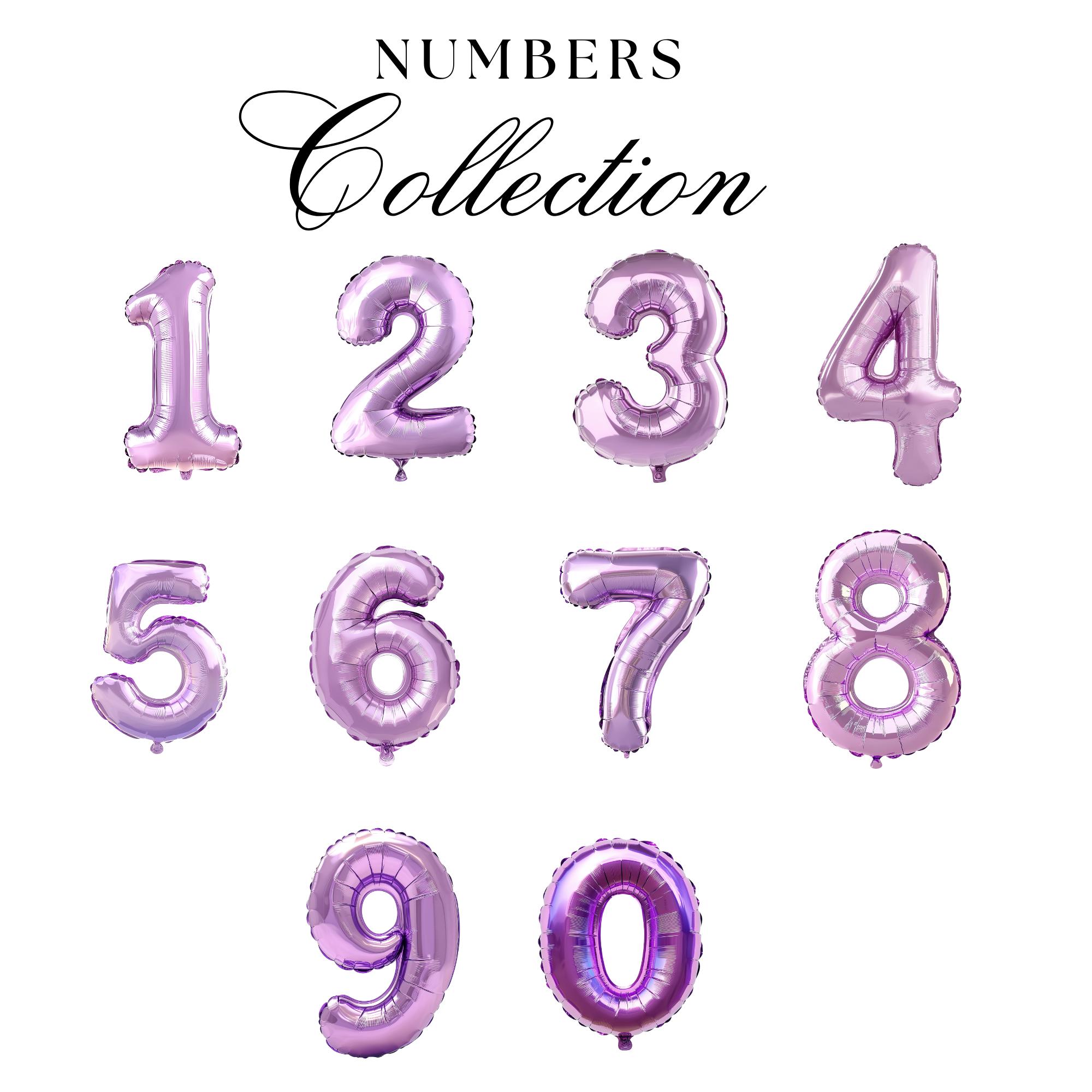 Purple Foil Balloons Clipart, Silver Foil Balloons Clipart, Purple ...