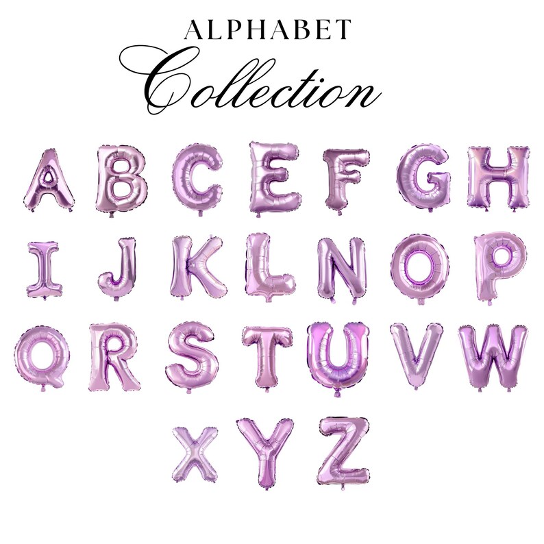 Purple Foil Balloons Clipart, Silver Foil Balloons Clipart, Purple ...