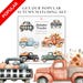 Watercolour Christmas Truck Clipart, Christmas Pine Tree Png, Winter ...