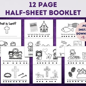 Lent Easy Reader for Catholic Kids | Ash Wednesday | Holy Week | Sunday ...