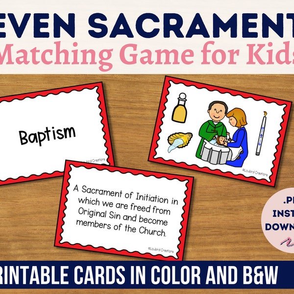 The 7 Sacraments - Etsy