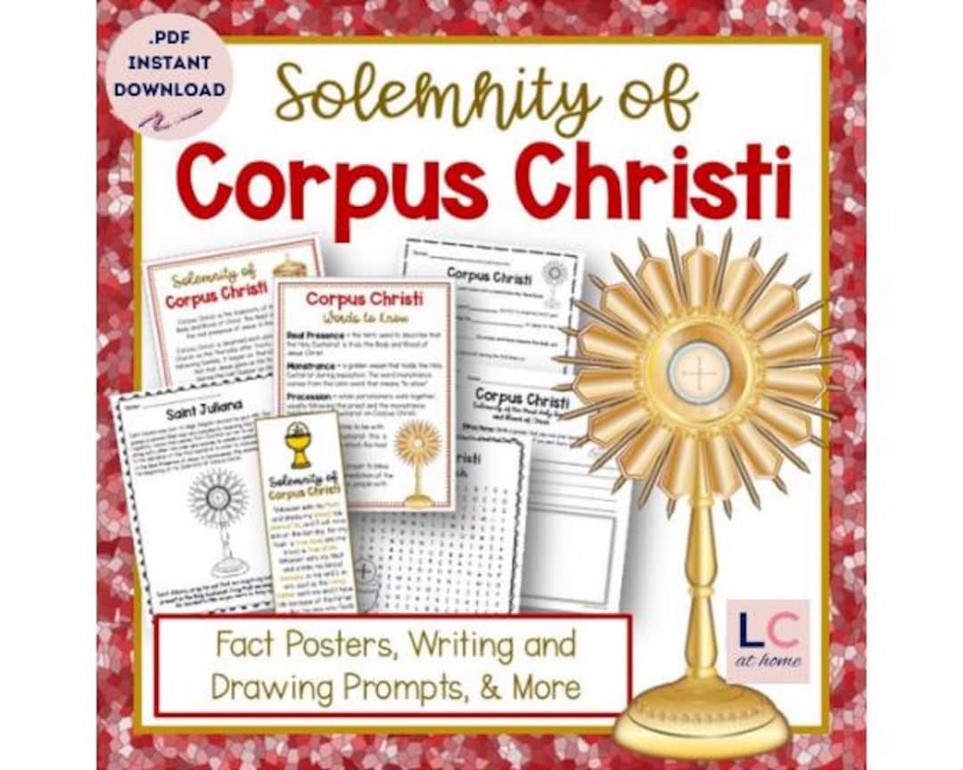 Corpus Christi Activities for Catholic Kids | Eucharistic Adoration ...