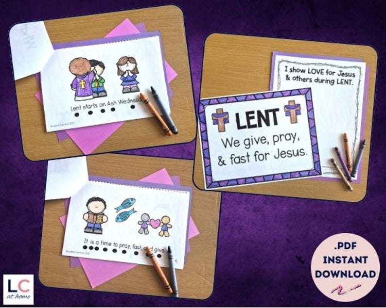 Lent Easy Reader for Catholic Kids | Ash Wednesday | Holy Week | Sunday ...