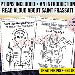 Saint Pier Giorgio Frassati Coloring Sheets | Catholic Saint Coloring ...