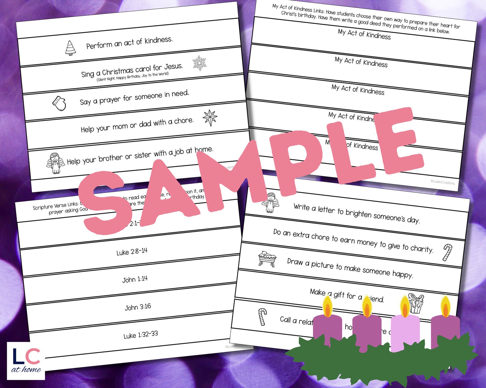 Advent Paper Chain Activity for Kids and Families | Christian Christmas ...