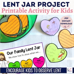 Lent Jar Project for Families or Classrooms | Lenten Activities ...