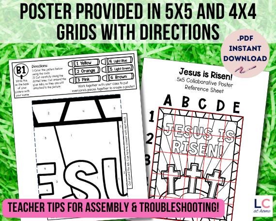 Easter Sunday Collaborative Poster Project | Resurrection Catholic ...