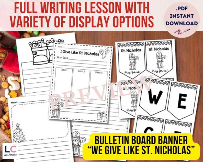 Saint Nicholas Day Writing Project | Catholic St. Nick Story and ...