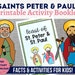 Saints Peter and Paul Printable Activity Booklet for Catholic Kids St ...