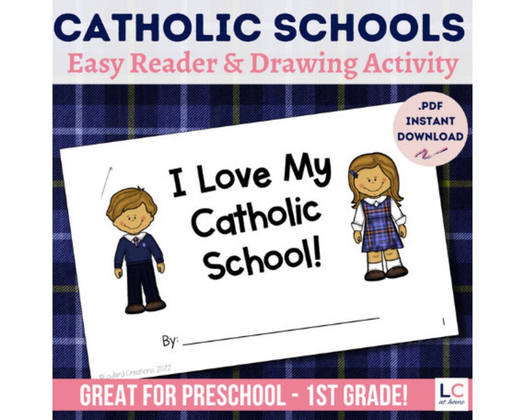 Catholic Schools Week Easy Reader and Drawing Activity | Catholic ...