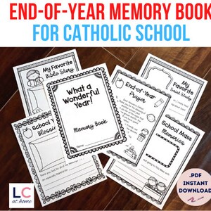 End of Year Memory Book for the Catholic Classroom | Last Week of ...