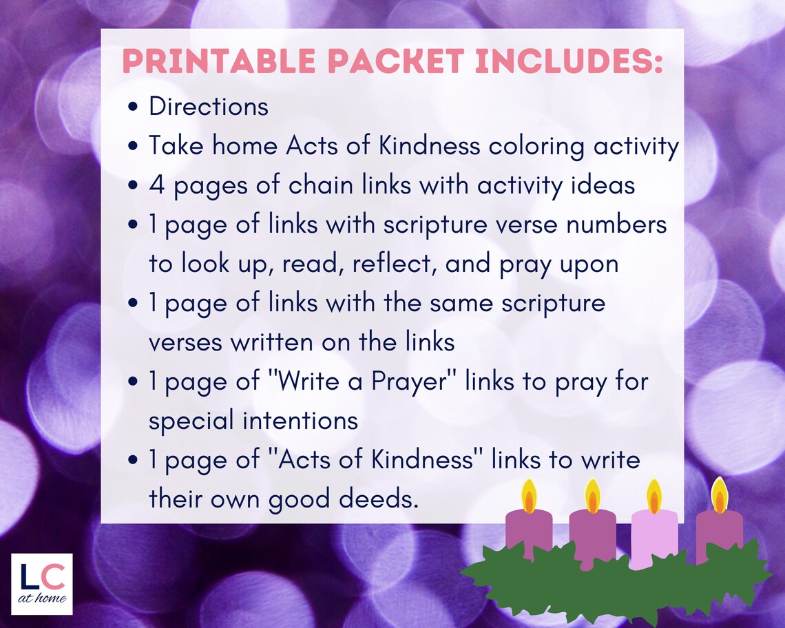 Advent Paper Chain Activity for Kids and Families | Christian Christmas ...