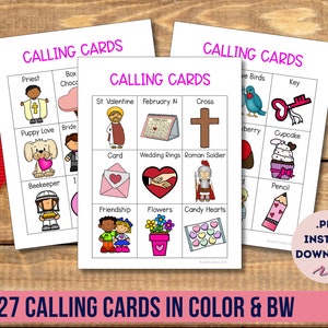 Saint Valentine Bingo Game | Catholic Christian Edition | Feast of St ...