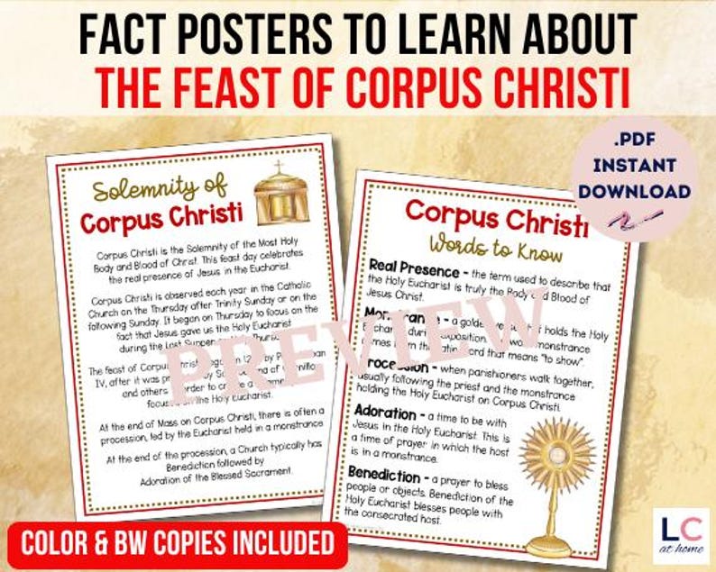 Corpus Christi Activities for Catholic Kids | Eucharistic Adoration ...