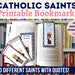 Catholic Saints Printable Bookmarks for Kids 80 Saints Incentives With ...