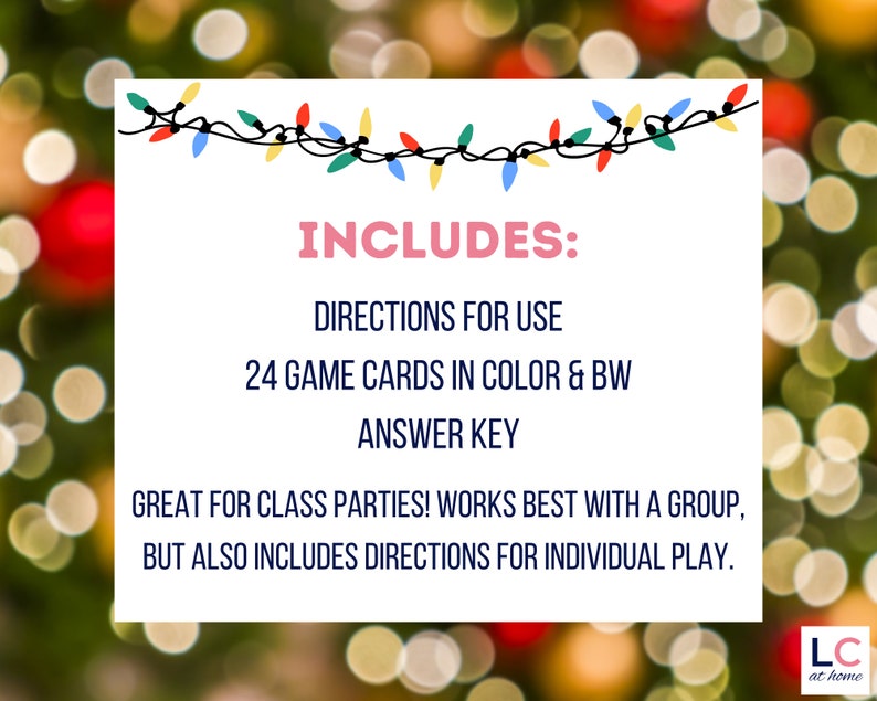 Christmas I Have Who Has Printable Game for Catholic Kids | Scripture ...