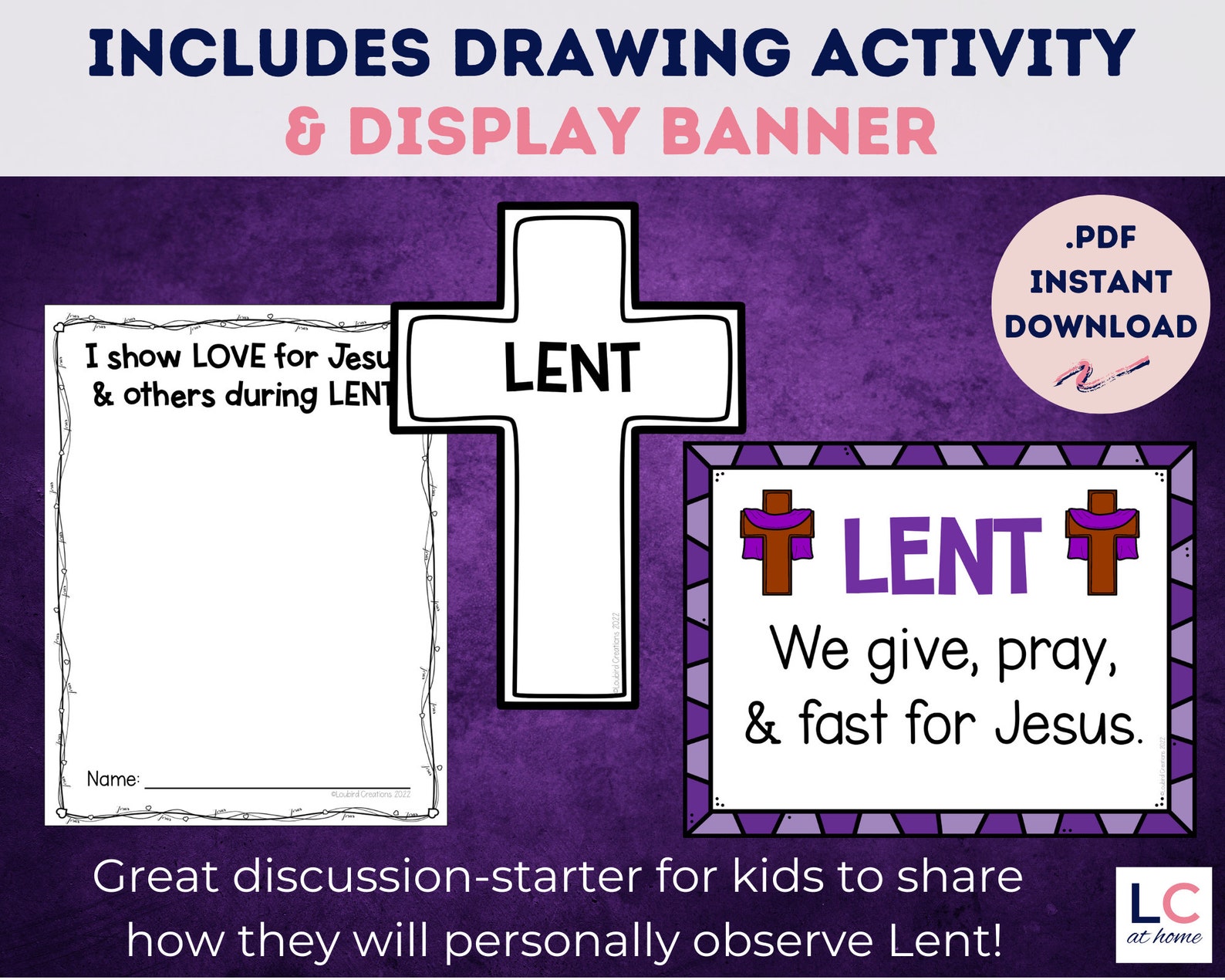 Lent Easy Reader for Catholic Kids | Ash Wednesday | Holy Week | Sunday ...