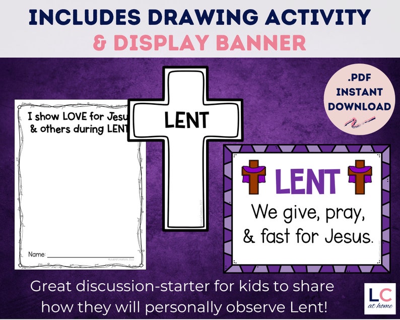 Lent Easy Reader for Catholic Kids | Ash Wednesday | Holy Week | Sunday ...