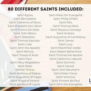 Catholic Saint Name Plates | Back to School Name Tags | Catholic Sunday ...