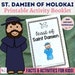Saint Damien of Molokai Printable Activity Booklet for Catholic Kids St ...
