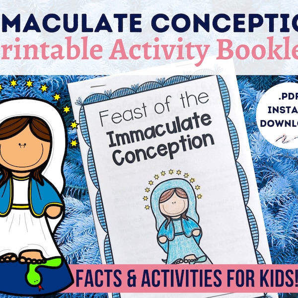 Feast of Immaculate Conception - Etsy