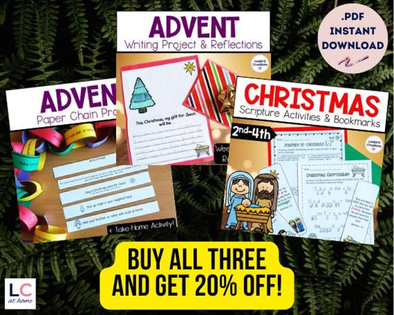 Advent Paper Chain Activity for Kids and Families | Christian Christmas ...