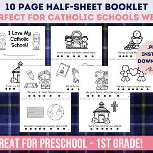 Catholic Schools Week Easy Reader and Drawing Activity | Catholic ...