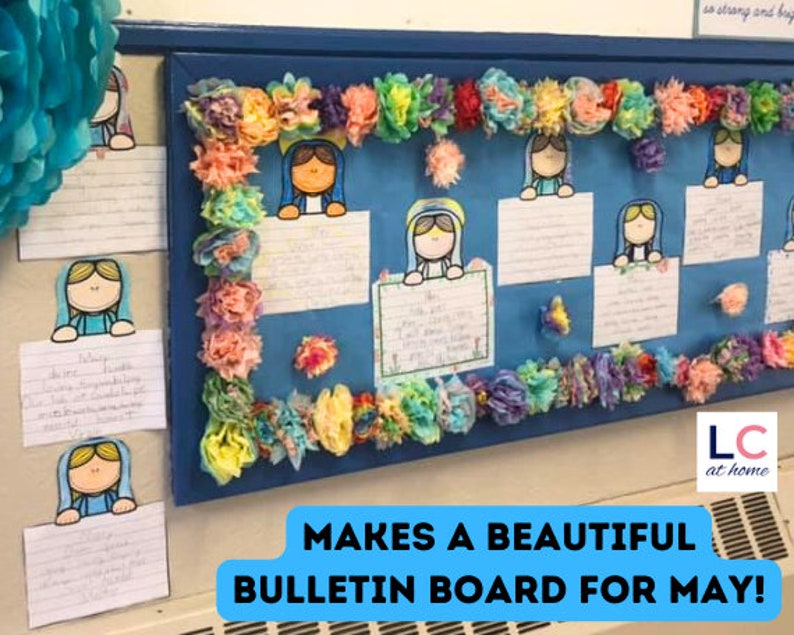 Mary Writing Prompts and Poetry | May Catholic Bulletin Board | Blessed ...
