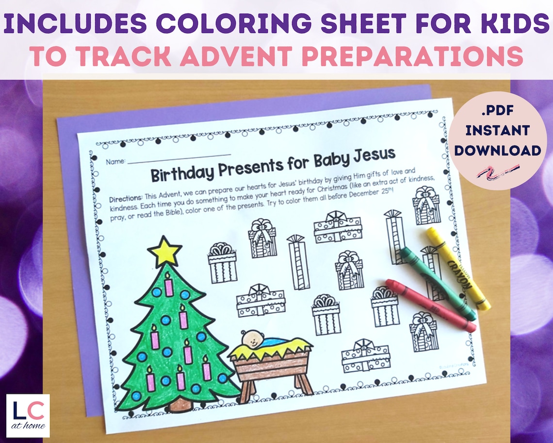 Advent Paper Chain Activity for Kids and Families | Christian Christmas ...